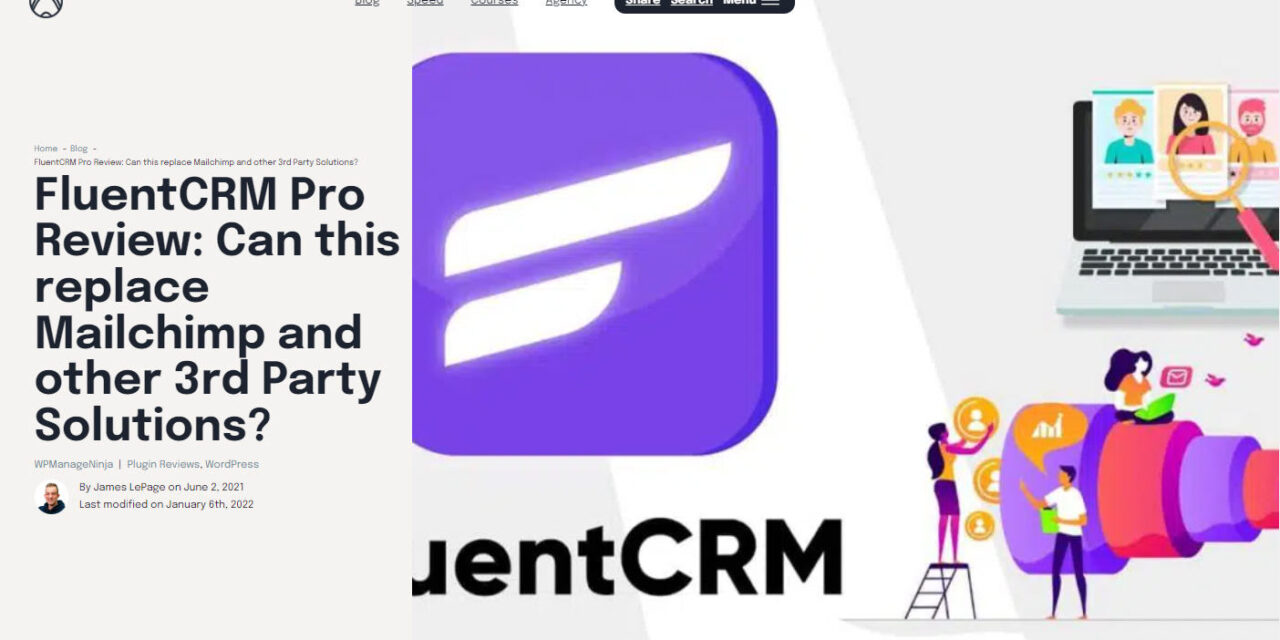 [자동번역] FluentCRM Pro 리뷰: Mailchimp 및 기타 이메일 솔루션을 대체할 수 있습니까? - 최규문의 소셜코칭